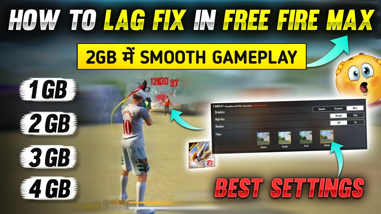 How To Play Free Fire Max In 2gb Ram | Free Fire Max Lag Fix | Free ...