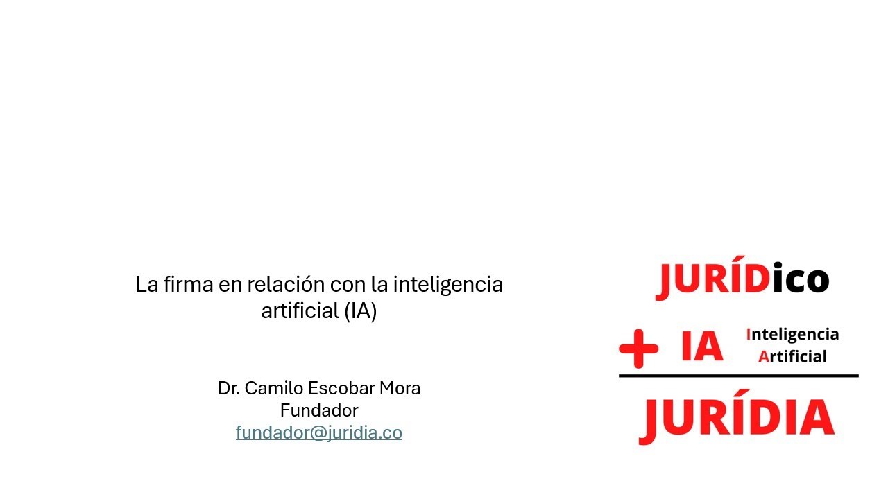 La firma en relación con la inteligencia artificial (IA) - JURÍDIA ...