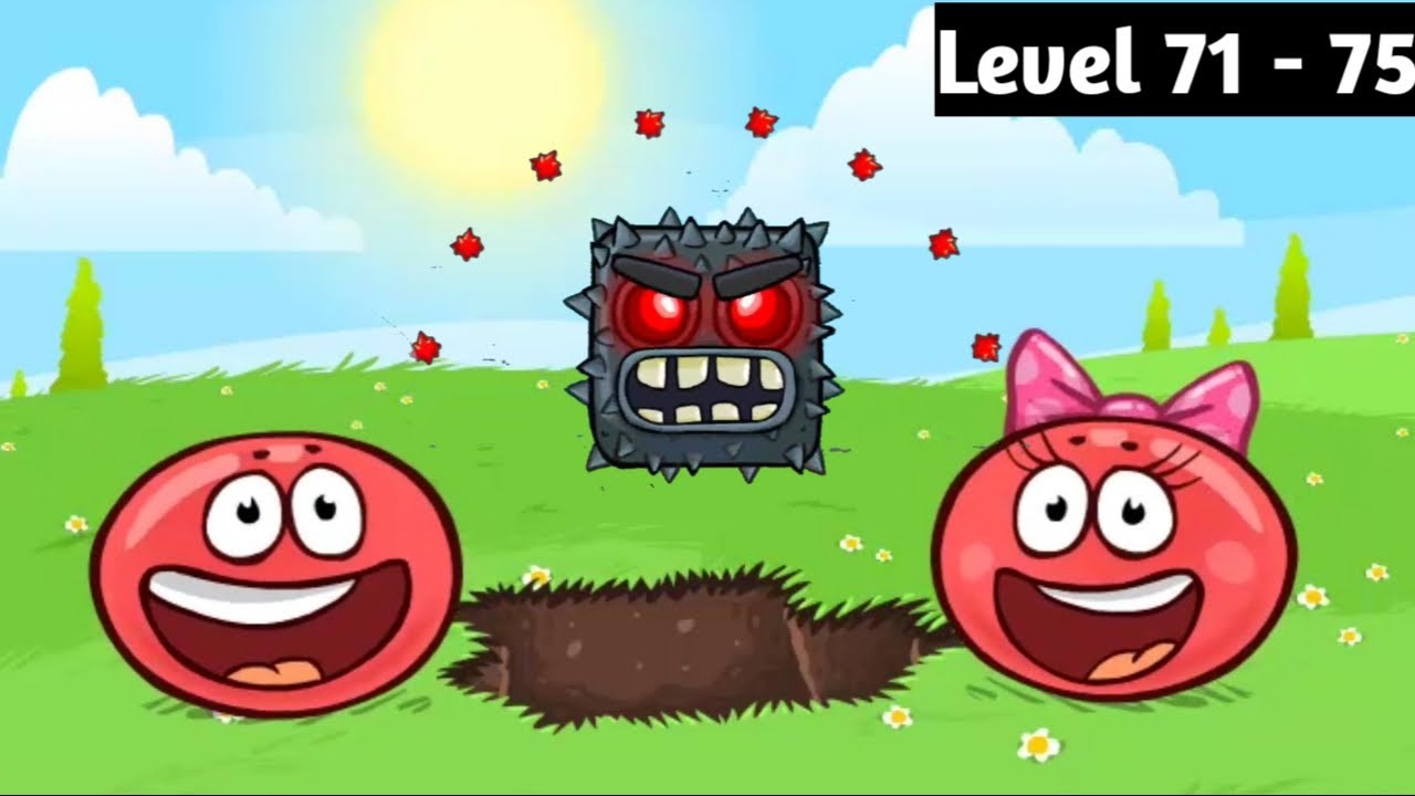 Red ball 4 || walkthrough gameplay video Android level 71 - 75 complete ...
