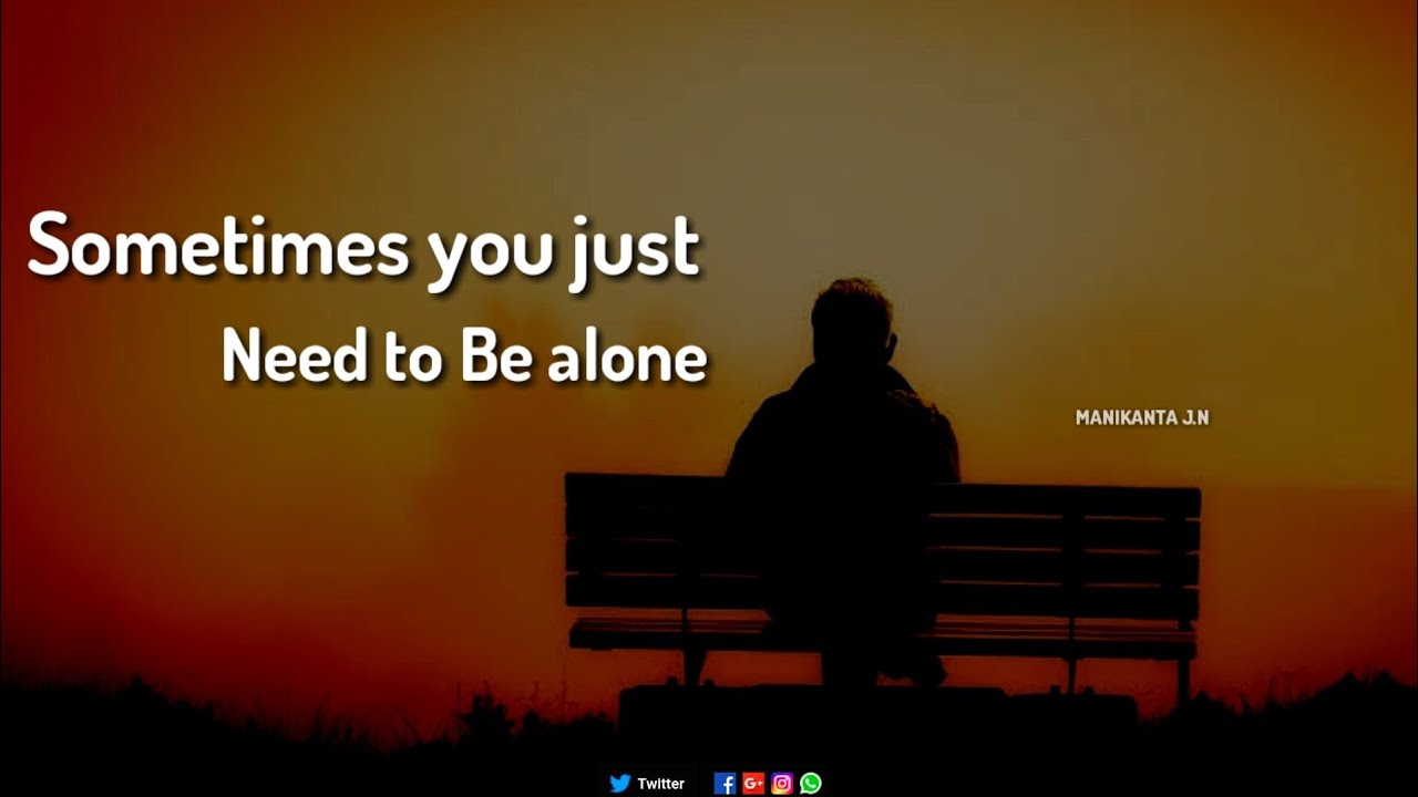 Feeling Alone whatsapp status - YouTube