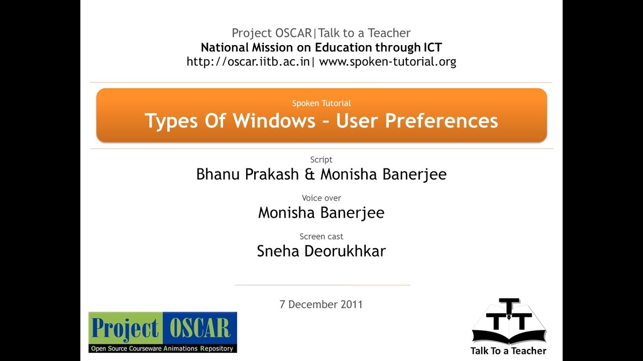 9 Types of Windows the user preferences window - YouTube