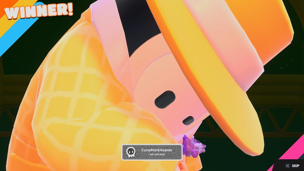 Fall Guys Fabulous Feast Fame Pass - Turkey Takeoff Tryouts Win! - YouTube