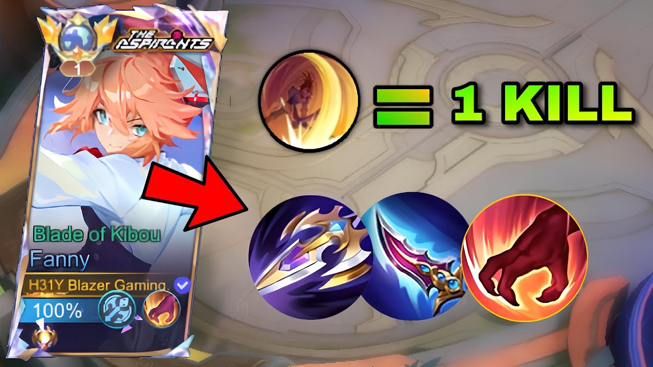 BEST BUILD FANNY WTF DAMAGE!!(100% BROKEN) FROM TOP GLOBAL 1 FANNY 🔥 ...