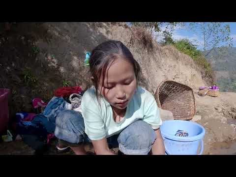 alone adhiraj's wif is busy in the village || life in the village || rural Nepal ||@Manjitamrnati