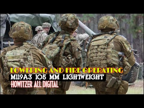 ARTILLERY COMBAT TEAM/BRIGADIER 1 SETTING FIRE POSITIONS IN THE TRAINING AREA