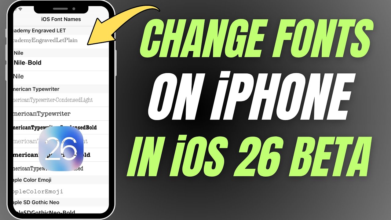 How to Change Font Style on iPhone | How to Change System Fonts on ...