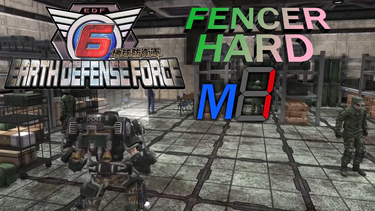 EDF 6: Fencer Hard | 1. Base 251 † † † † † - SnakeOfBacon - YouTube