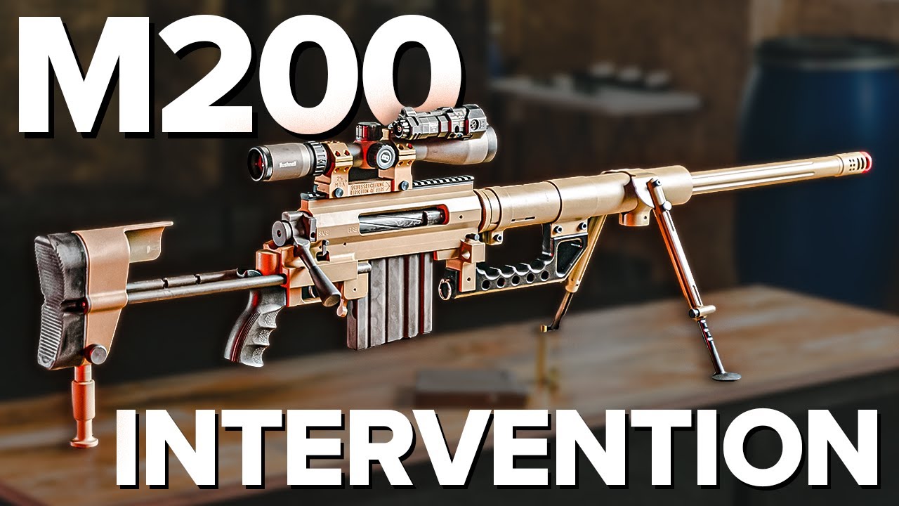 저격수 잡는 저격총, 300만 원짜리 Cheytac M200 탄피배출 비비탄총 (에어소프트 가스건) - YouTube