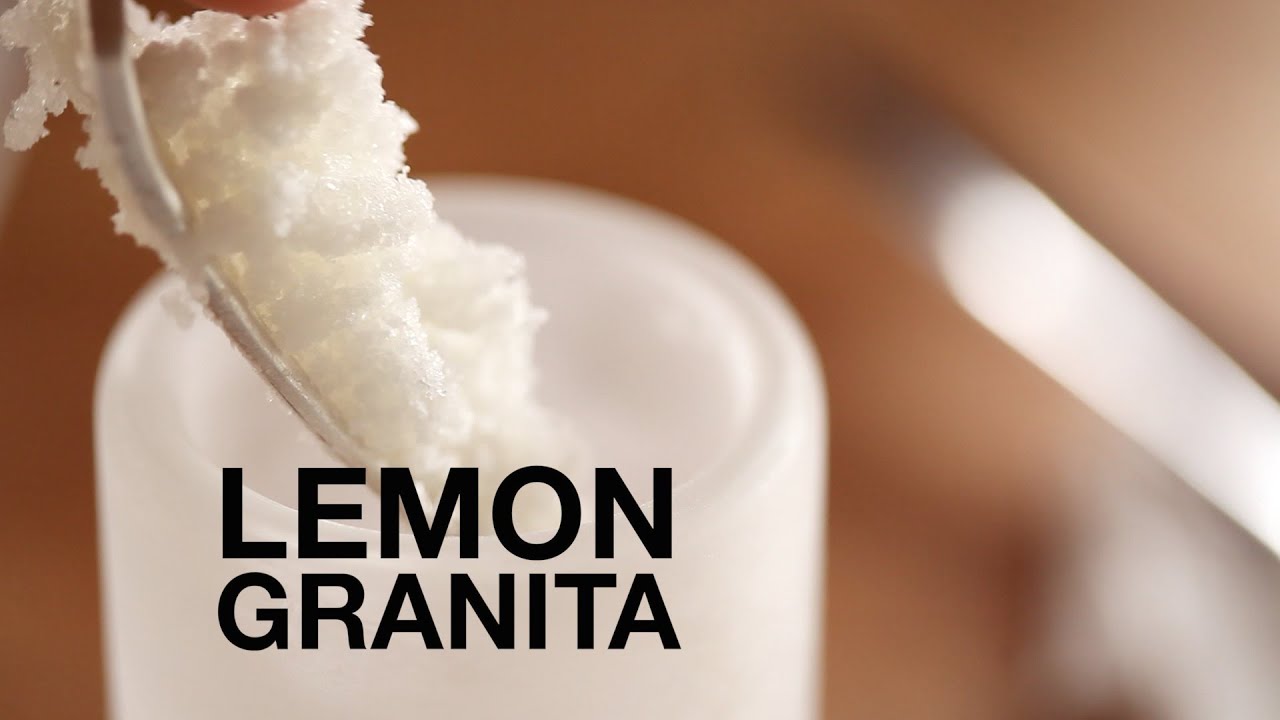 Lemon Granita Recipe • ChefSteps - YouTube