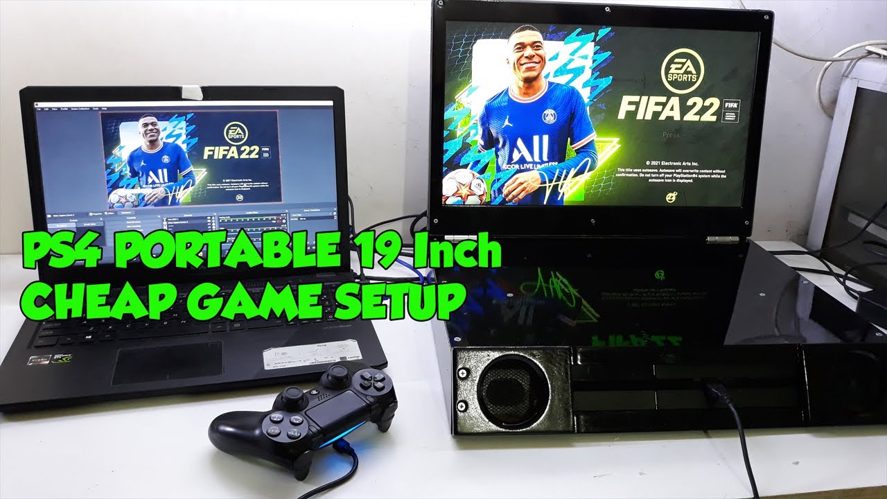 Making portable PS4 2022 (membuat Playstation 4 portabel dari monitor ...