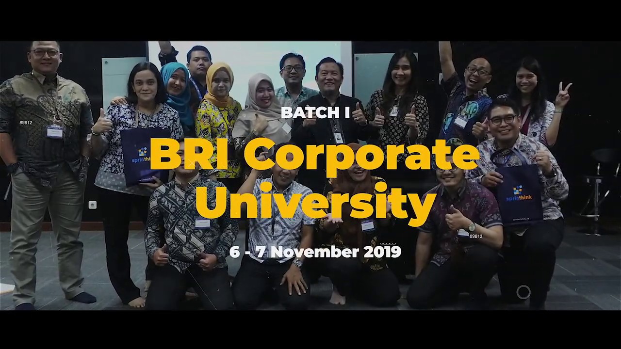 DESIGN SPRINT | BRI Corporate University batch I | 6 - 7 NOVEMBER 2019 ...