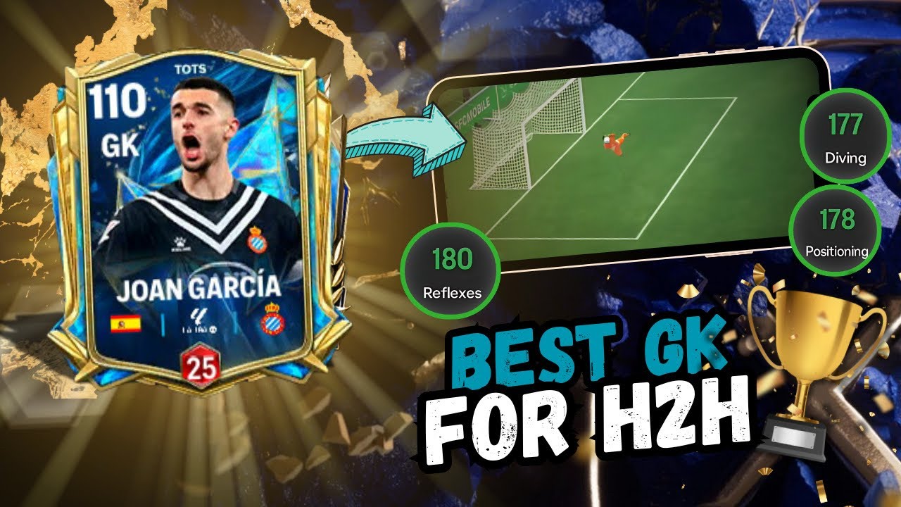 106 OVR TOTS JOAN GARCIA FC MOBILE REVIEW🥵 106 TOTS GARCIA FC MOBILE | BEST GOALKEEPER IN H2H ...