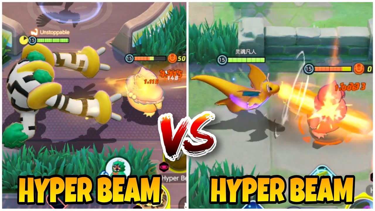 Regigigas's Hyper beam vs Dragonite's Hyper beam and more... | Pokemon ...