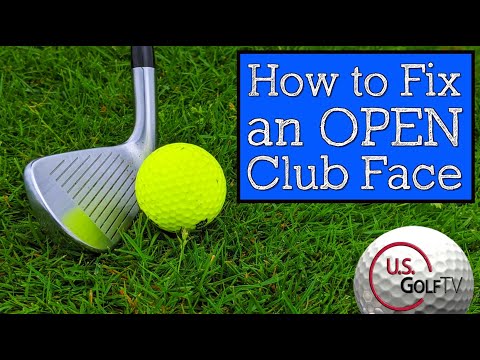 How to Fix an Open Club Face (Address and Impact) - YouTube