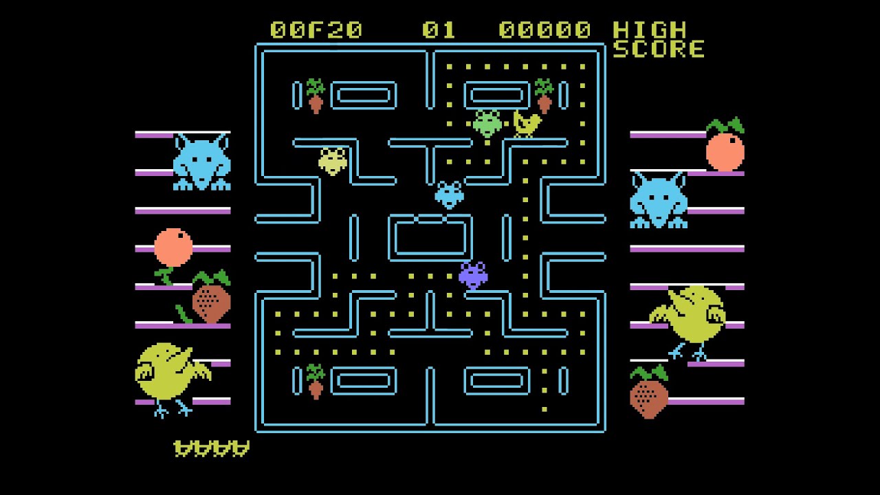 CreatiVision Game: Crazy Chicky (1981) - YouTube