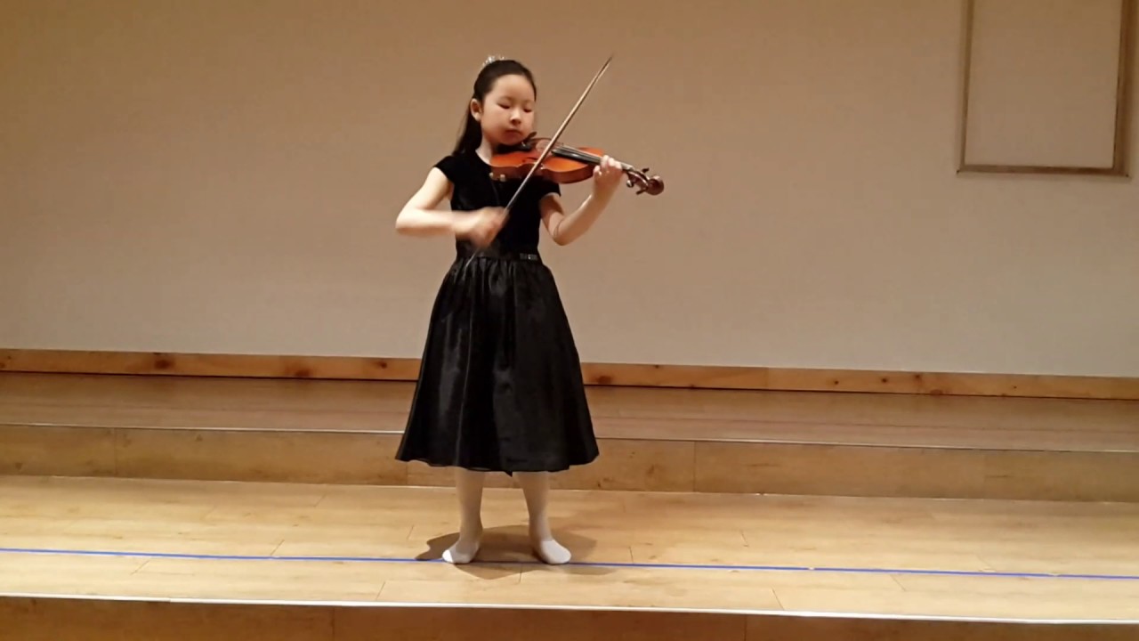 J.S.Bach Partita NO.3 in E major Gavotte en Rondeau (8yr Veronica ...