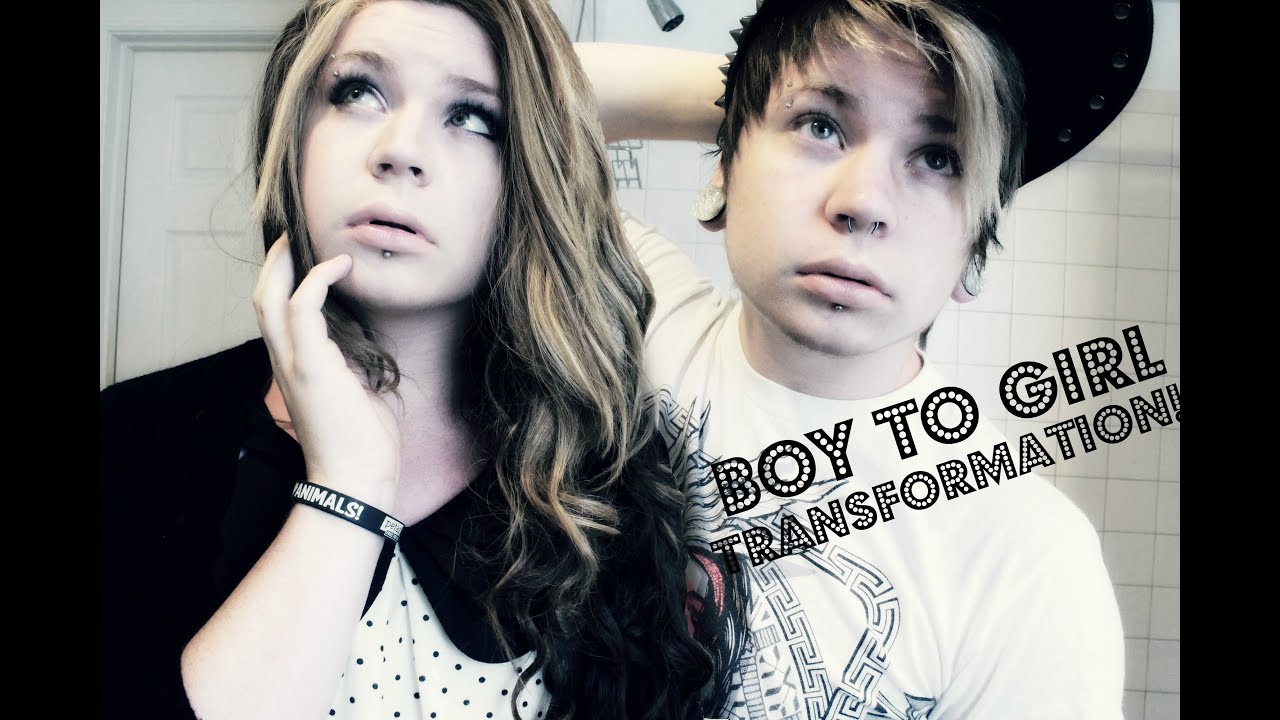 Boy to Girl Transformation! - YouTube