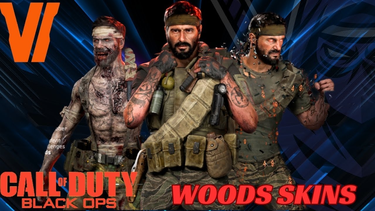 UNLOCK 3 New WOODS SKINS (BLACK OPS 6 EVENT CHALLENGE EVENT) "MODERN ...