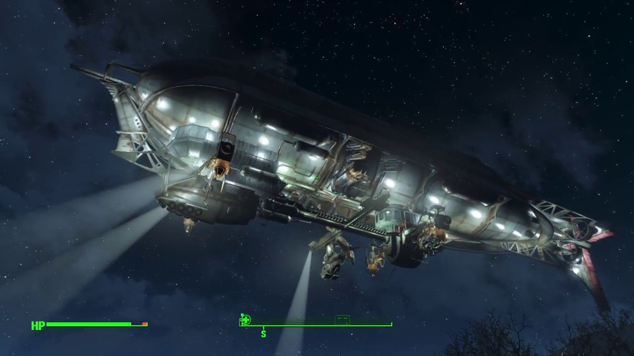Fallout 4 - The Prydwen Arrival (Midnight) - YouTube