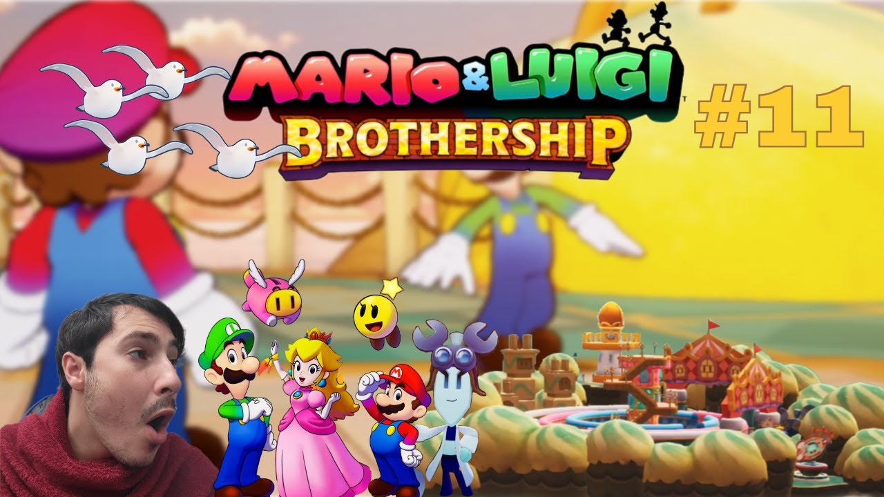 Mario and Luigi Brothership #11 | The princess and the maze on Merrygo ...