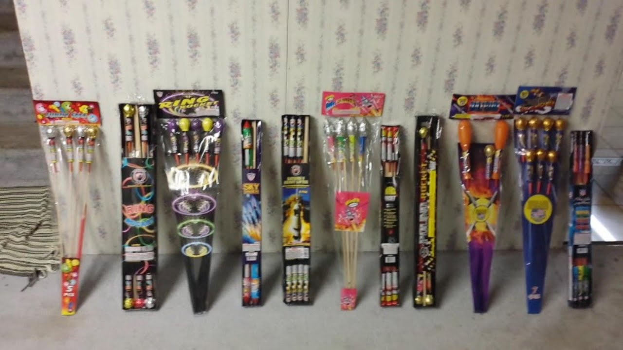 Sky Rocket Comparison (Fireworks) Demo - 11 Rockets (AFW/Cutting Edge ...