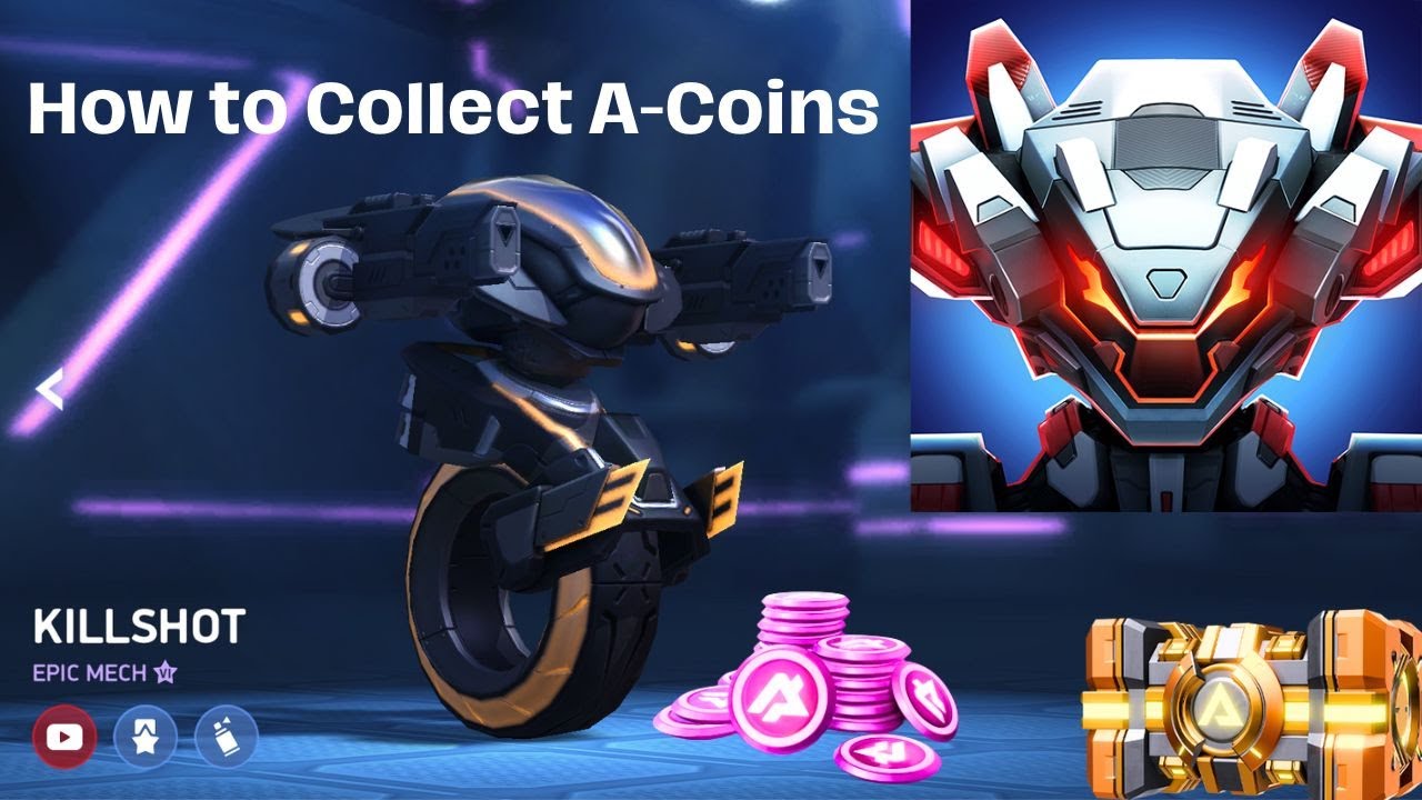 Mech Arena How to collect A-Coins?? - YouTube