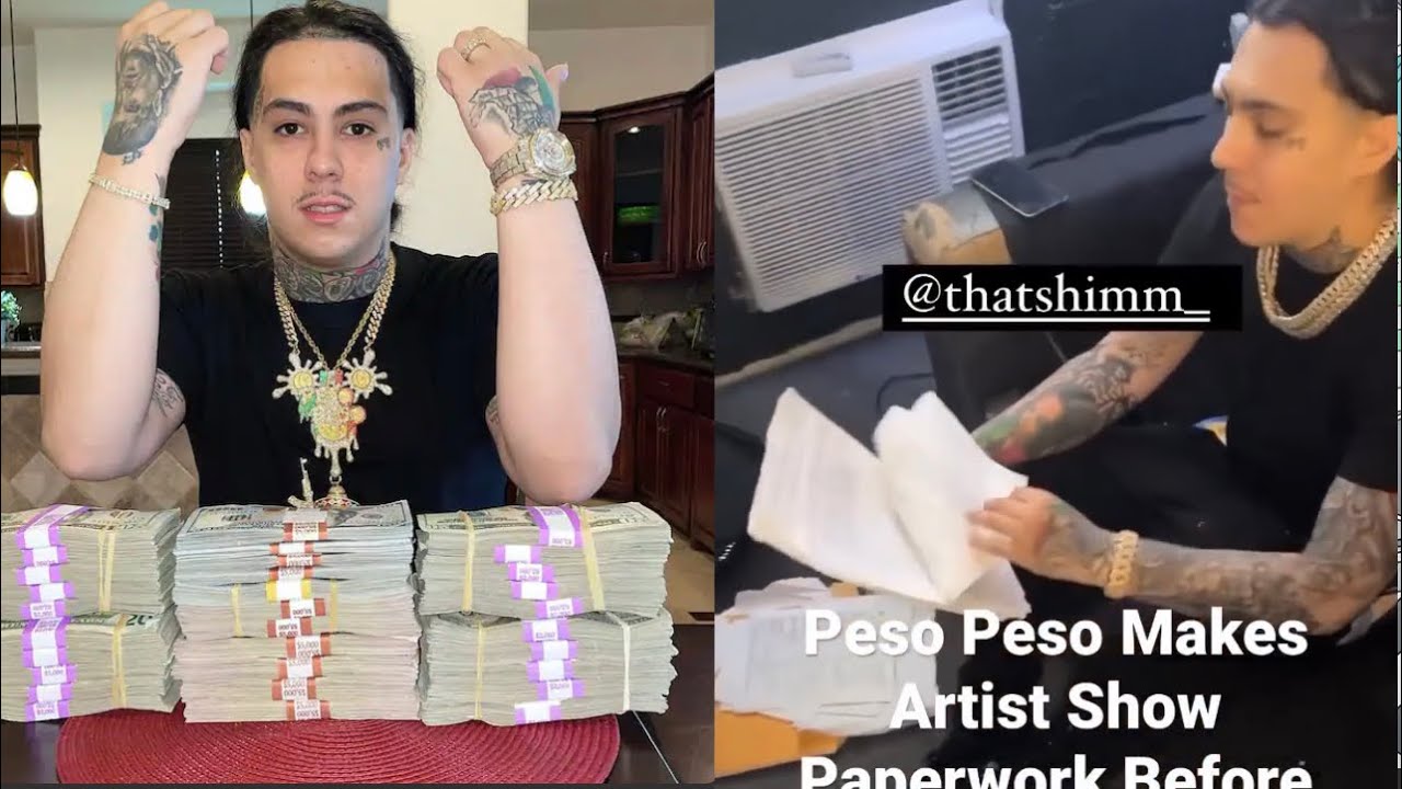 Peso Peso Makes Artist Show Paperwork Before Doing A Feature - YouTube