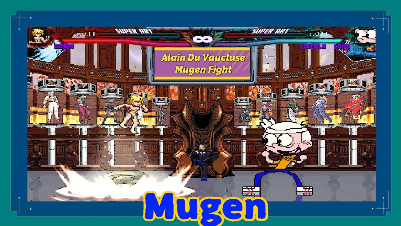 Mugen : Adam Vs Lincoln Loud (Request) - YouTube