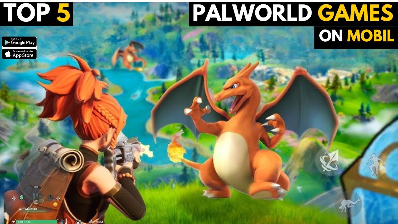 TOP 5 GAMES LIKE PALWORLD FOR ANDROID | GAMES ON MOBIL - YouTube