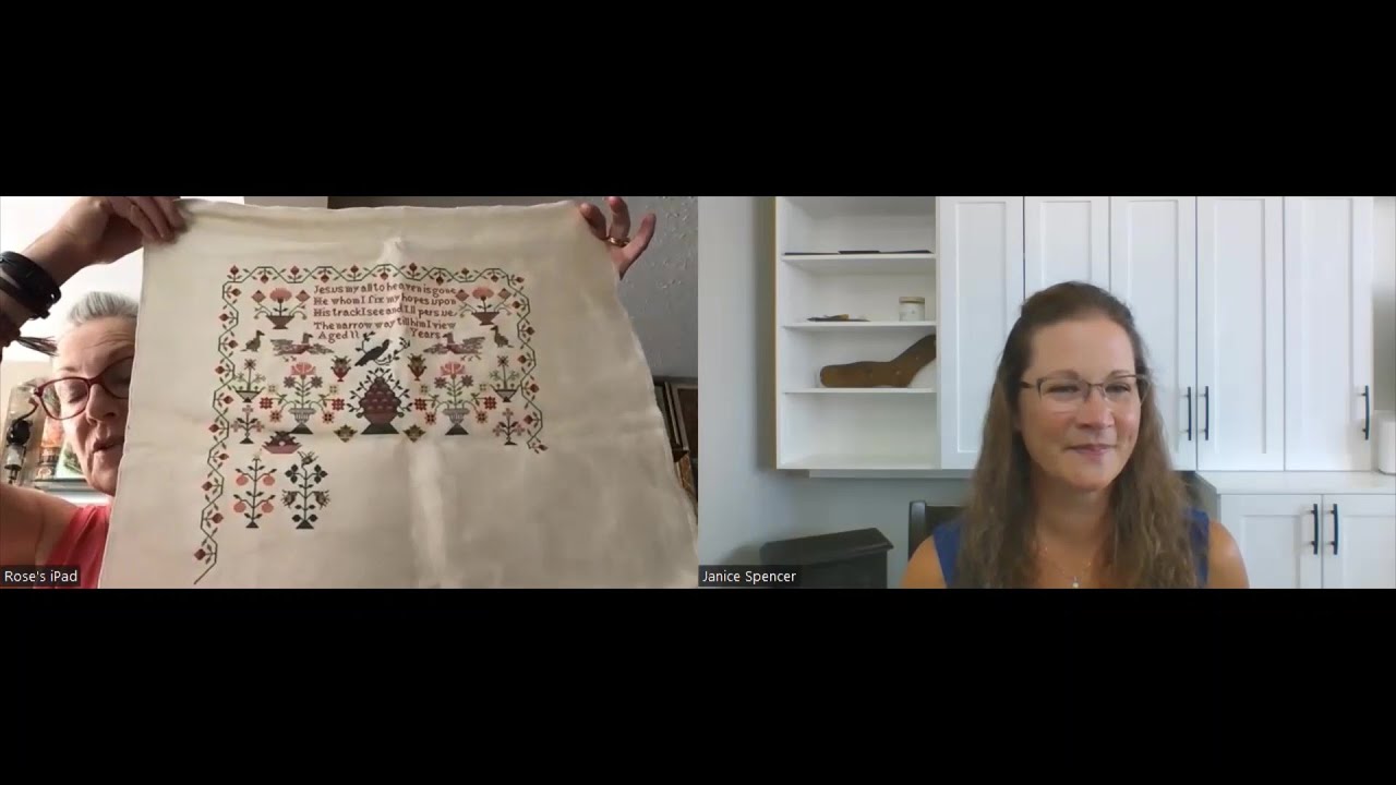 FlossTube #37 ~ Traditional Stitches ~ Lucy Barber, Hannah Campbell ...