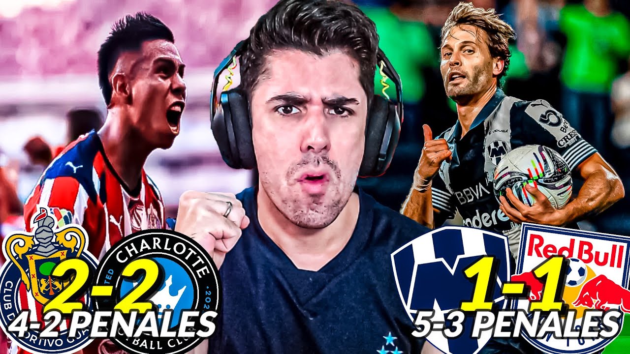 😮‍💨 Sufrir por Sufrir | Chivas 2-2 (4-2) Charlotte y Rayados 1-1 (5-3) NY RB | J2 Leagues Cup ...