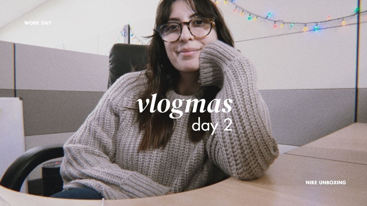 Normal Work Day in the Life and Nike Black Friday Unboxing | vlogmas ...