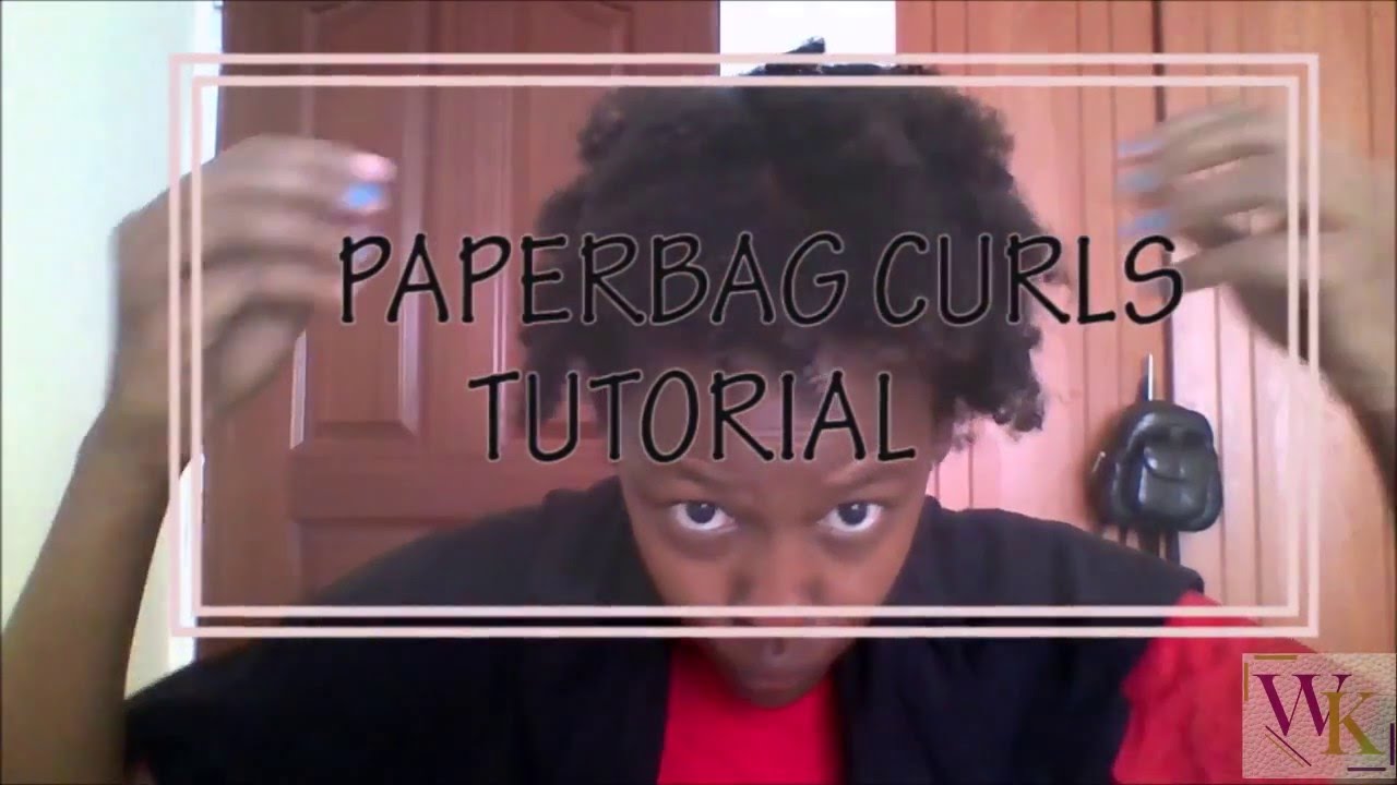 HEATLESS PAPER BAG CURLS TUTORIAL - YouTube