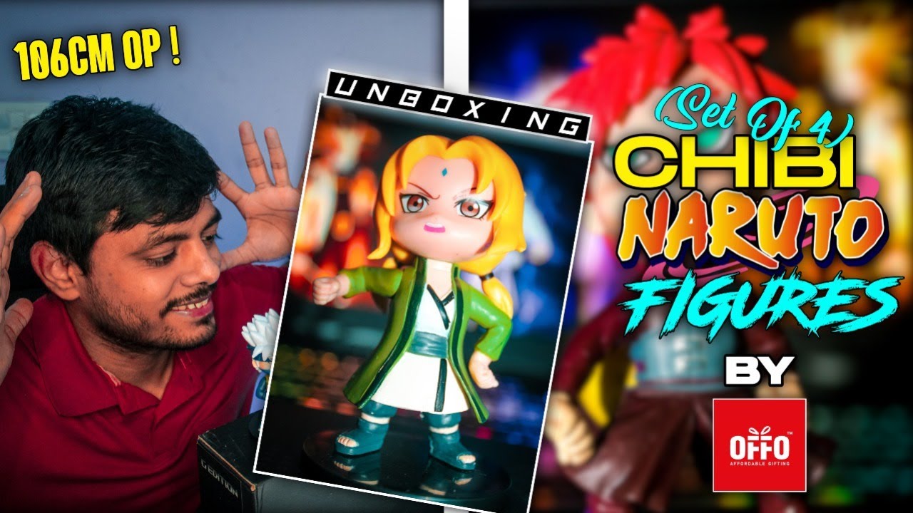🧡NARUTO CHIBI ACTION FIGURES 4 pcs Set🔥UNBOXING & REVIEW🔥8-10 CM Naruto ...