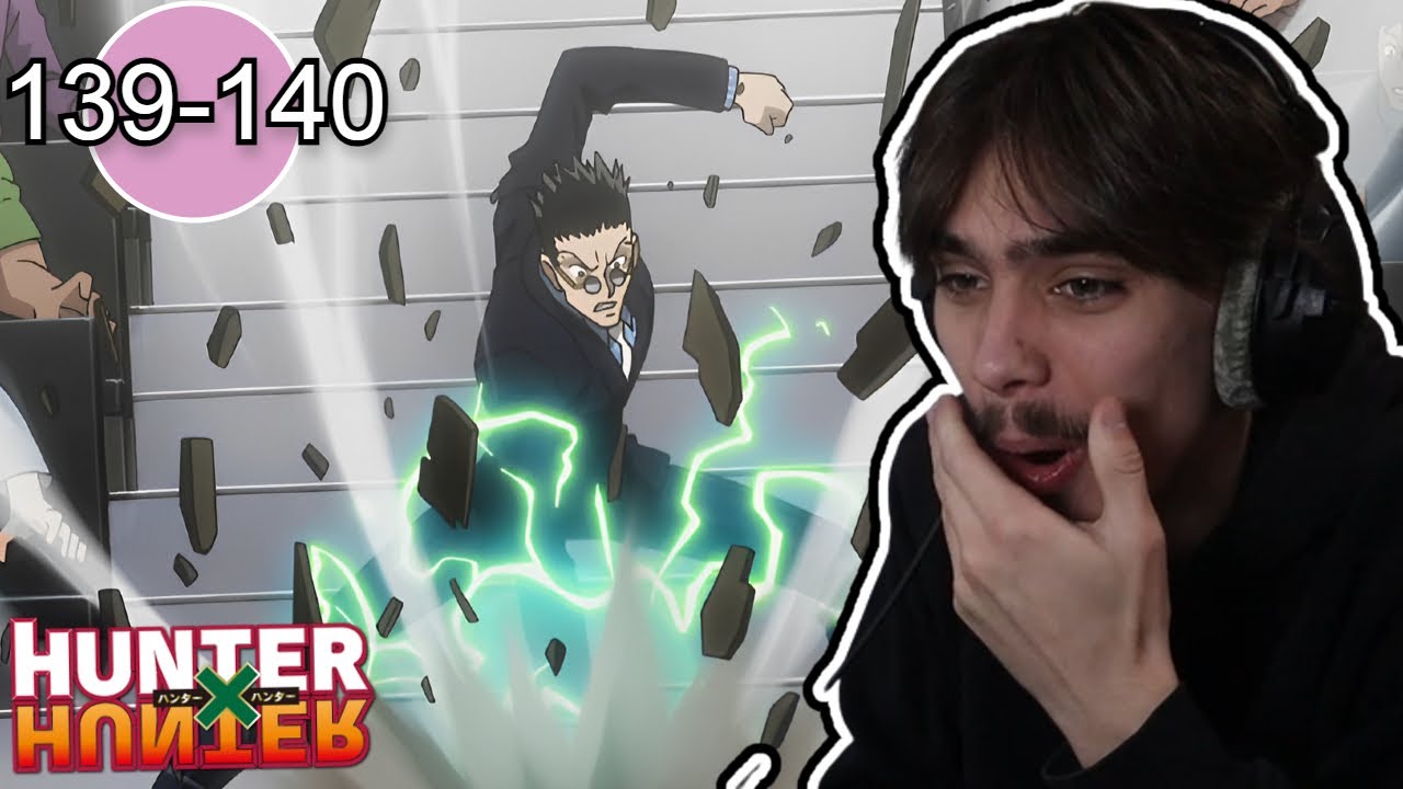 Leorio Punched Ging!! hunter x hunter Episode 139-140 Reaction!! - YouTube