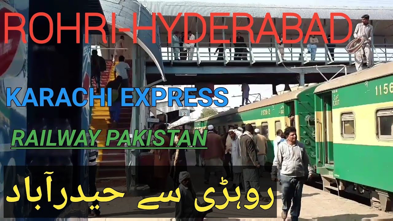 Full Train Journey| Rohri Junction to Hyderabad| Train Travel| Fastest ...