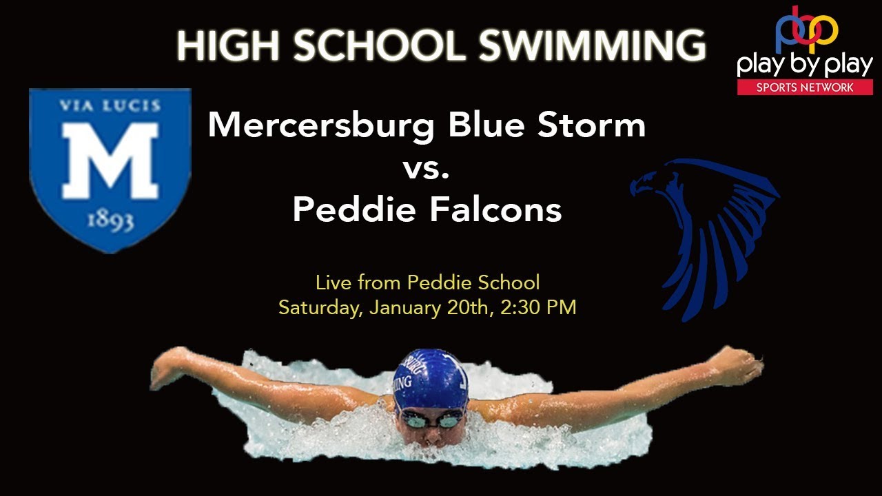 Swimming: Peddie vs. Mercersburg - YouTube