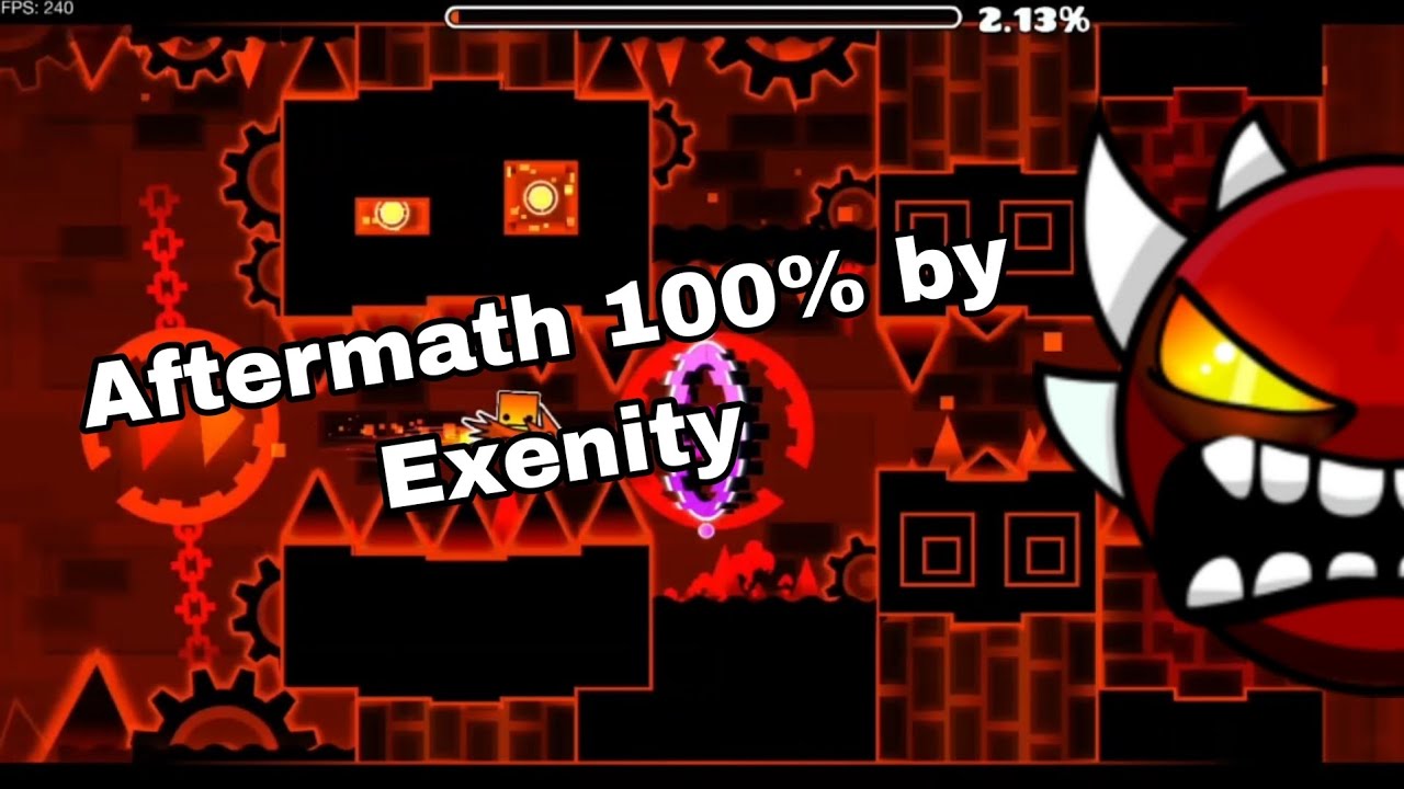 [EXTREME DEMON] Aftermath 100% by Exenity (completado en stream) - YouTube