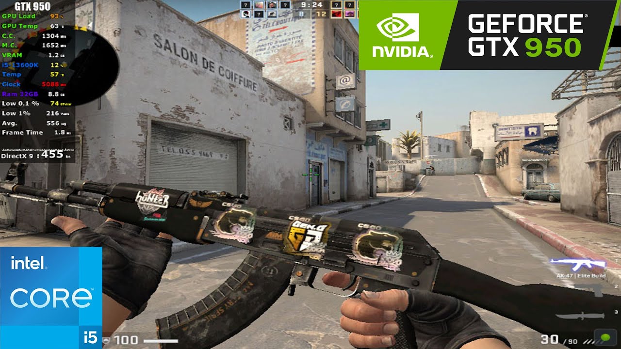 CS GO : GTX 950 + i5 13600K : 800x600 - YouTube
