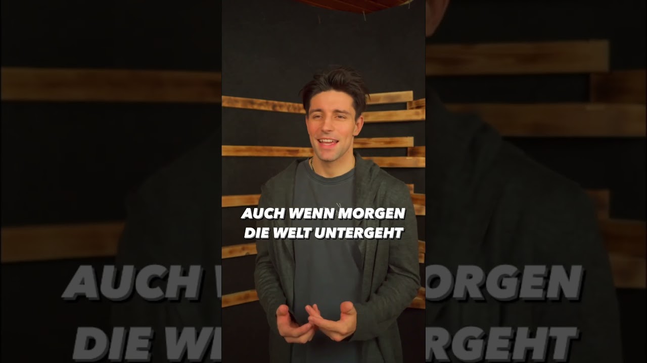 WENN MORGEN DIE WELT UNTERGEHT - TEASER ALEXANDER EDER #singer # ...