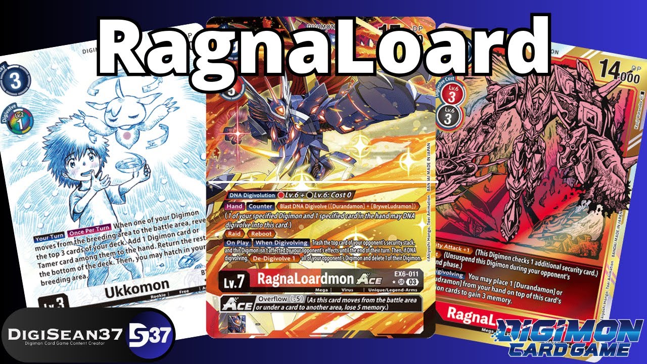 RagnaLoardmon Deck Profile | Digimon Card Game | BT17 Secret Crisis ...