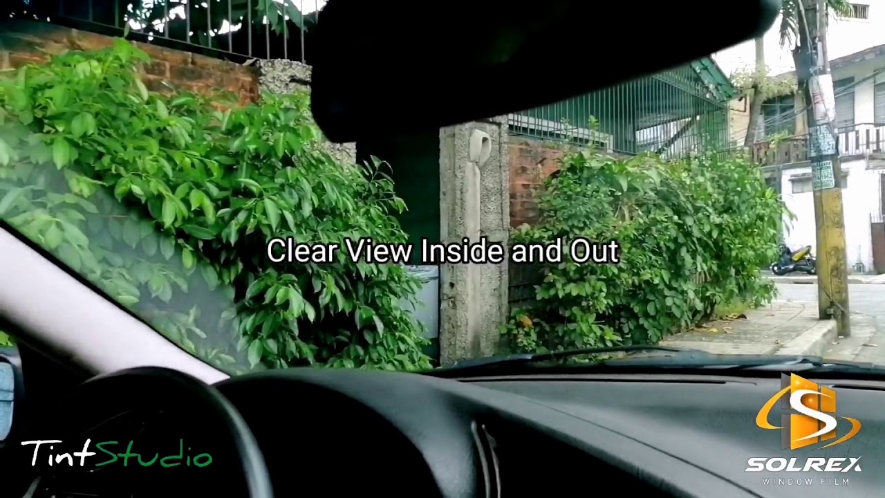 Tint Studio - Solrex Clear Tint Bluish BMW 320i - YouTube