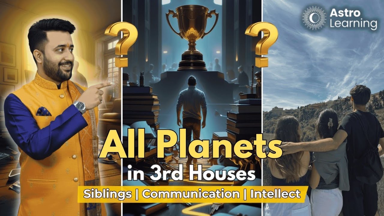 3rd House in Astrology Explained | (Communication, Skills, Courage ...