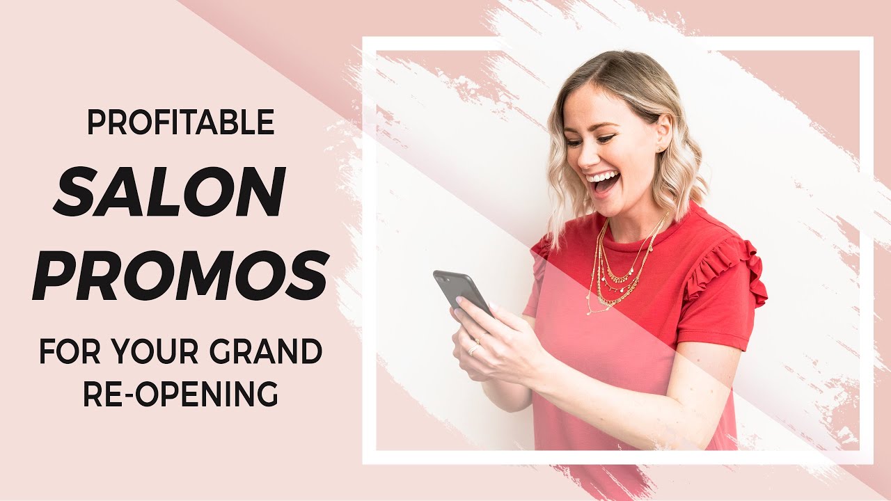 Salon promotions to make more money for re-opening - YouTube