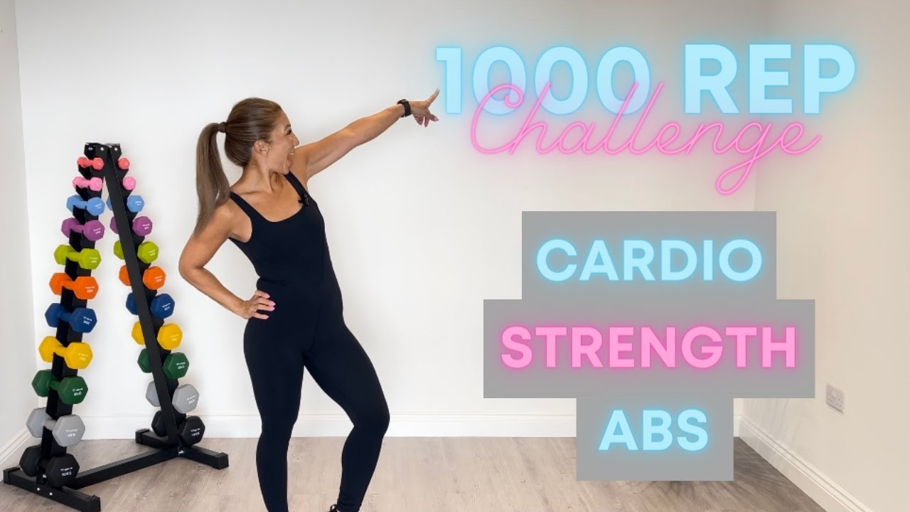 Get Strong, Burn Fat: 1000 Rep Full Body Workout - YouTube