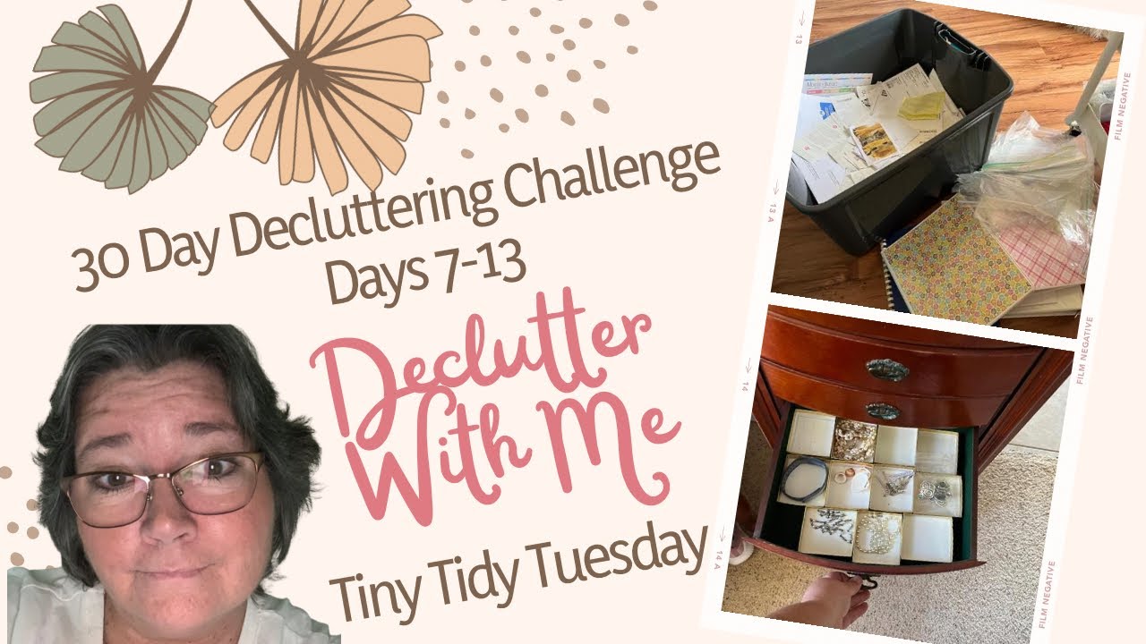 Decluttering Challenge Days 7-13 | Declutter With Me 2023 | Tiny Tidy ...