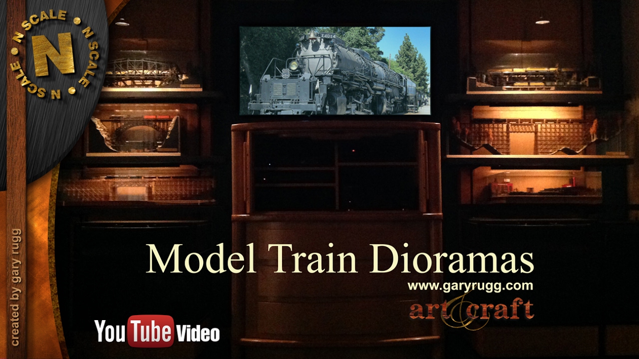 N Scale - Train Displays | Gary Rugg - YouTube