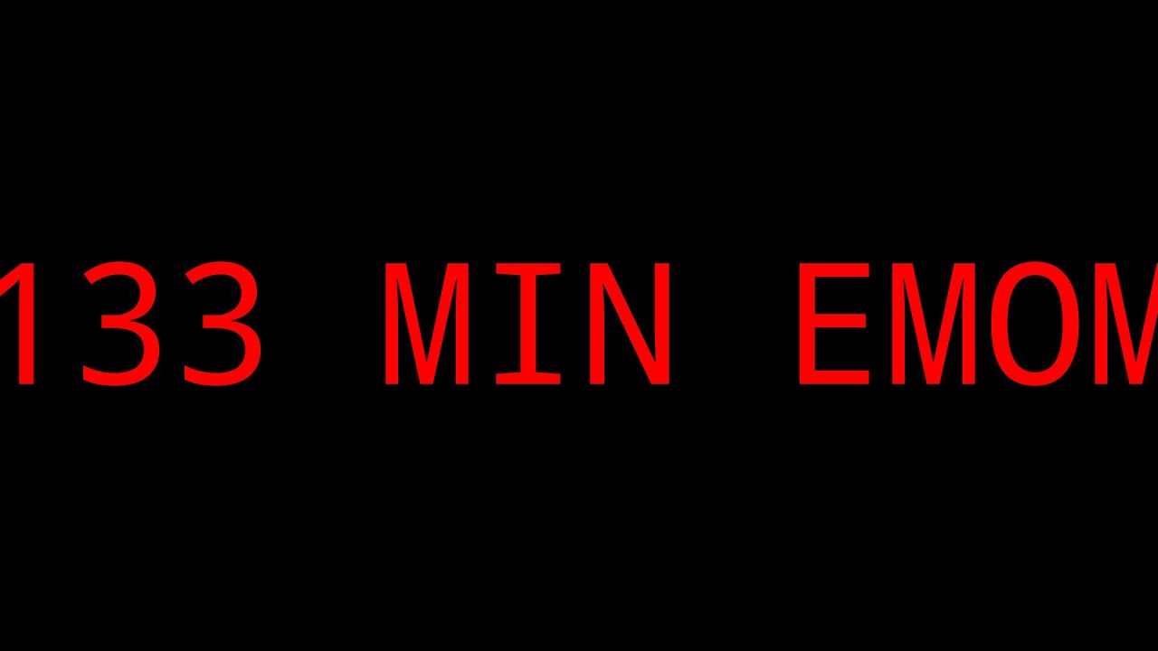 133 Minutes EMOM Timer - YouTube