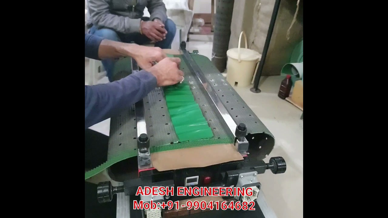 PVC ROUGH TOP BELT JOINT ON OLD BELT WITH OVERLAP METHODS - YouTube
