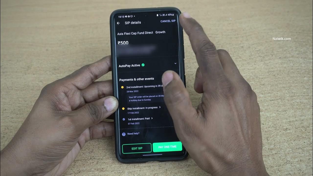 How to cancel SiP in Groww app - YouTube How to cancel SiP in Groww app - YouTube